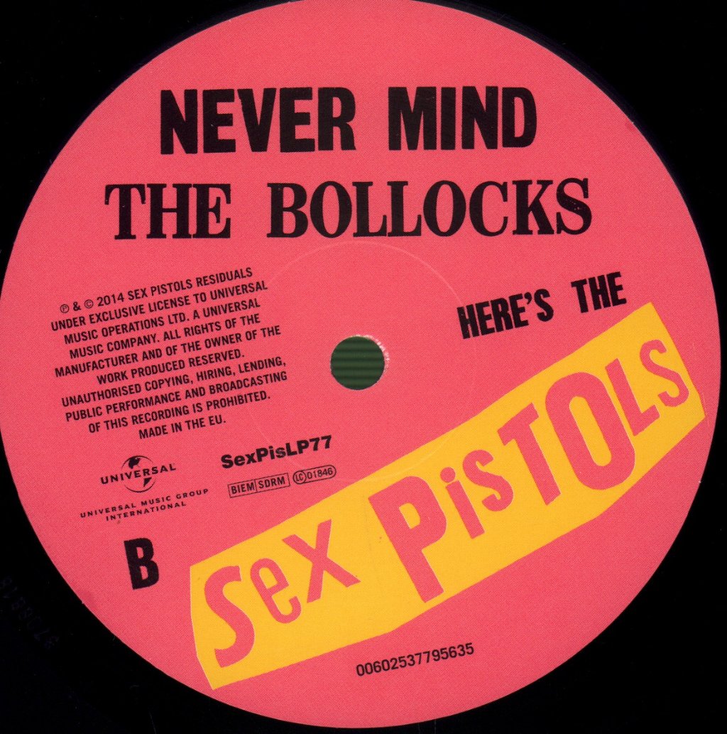Sex Pistols - Never Mind The Bollocks Here's The Sex Pistols - Lp ...