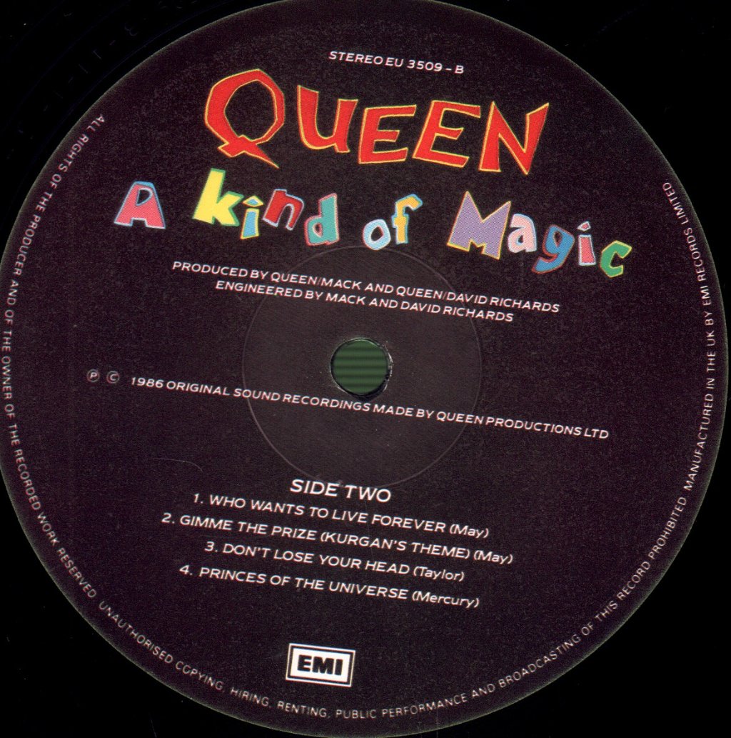 Queen - A Kind Of Magic - Lp – Vinyl Tap