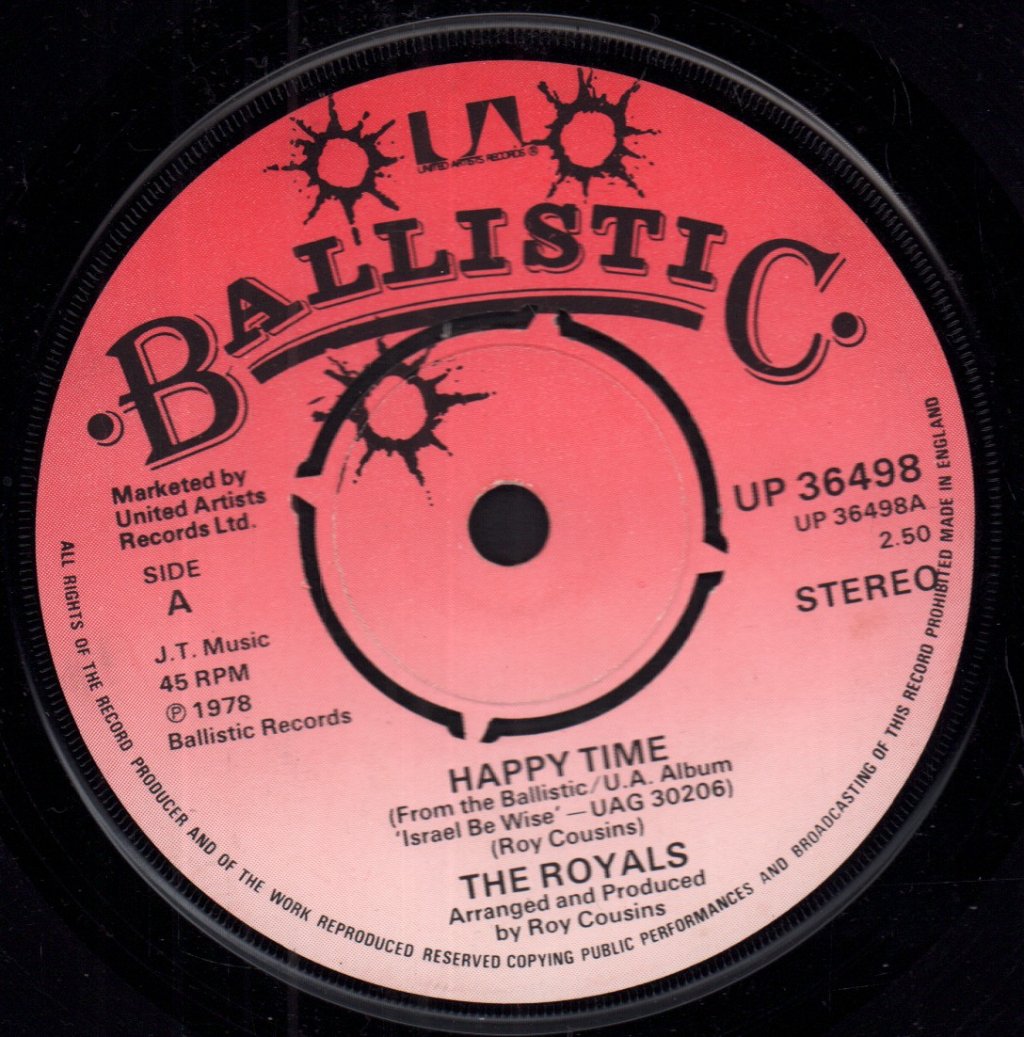 Royals (Reggae) - Happy Time - 7 Inch – Vinyl Tap