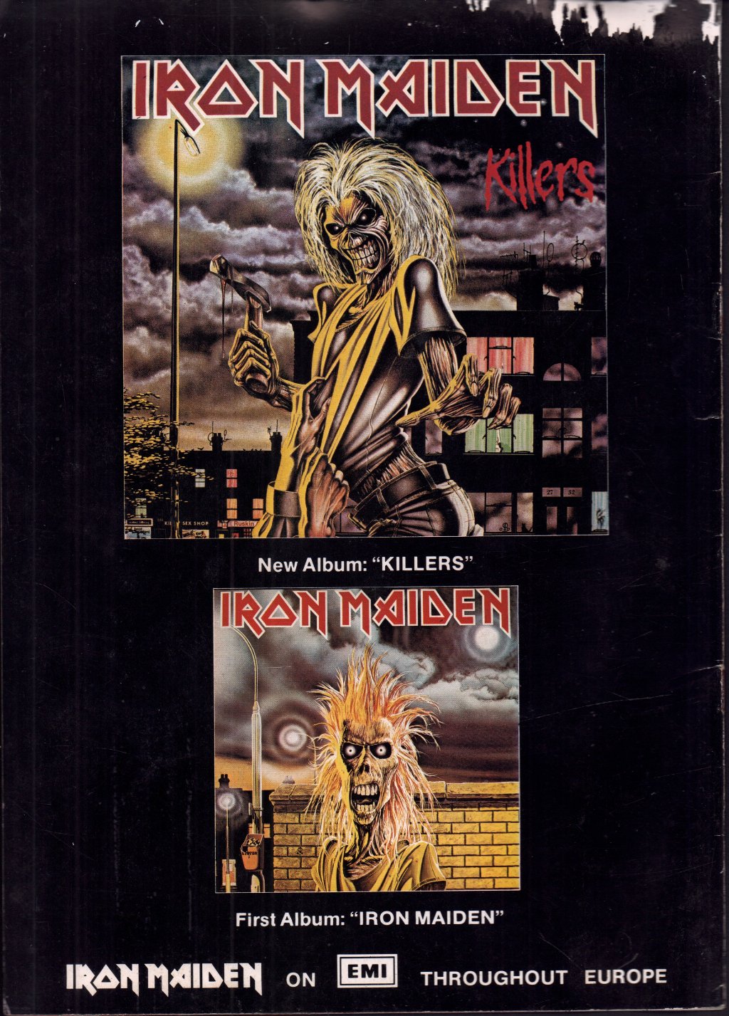 Iron Maiden/Trust/Samson - Killer World Tour 81 - Tour Programme ...