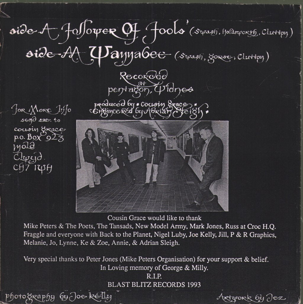 Cousin Grace - A Follower Of Fools - 7 Inch – Vinyl Tap