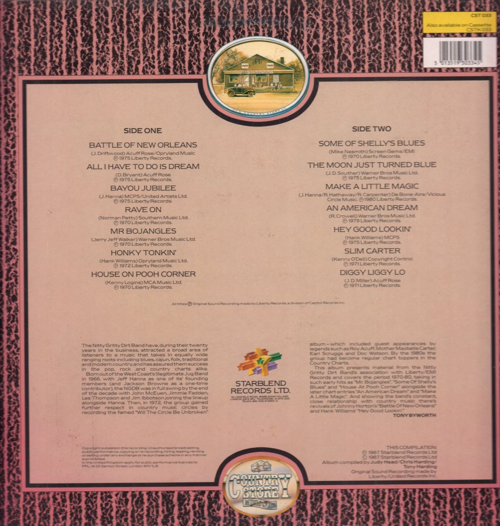 Nitty Gritty Dirt Band - Very Best Of - Lp – Vinyl Tap