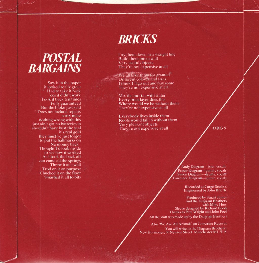 Diagram Bros - Bricks - 7 Inch – Vinyl Tap