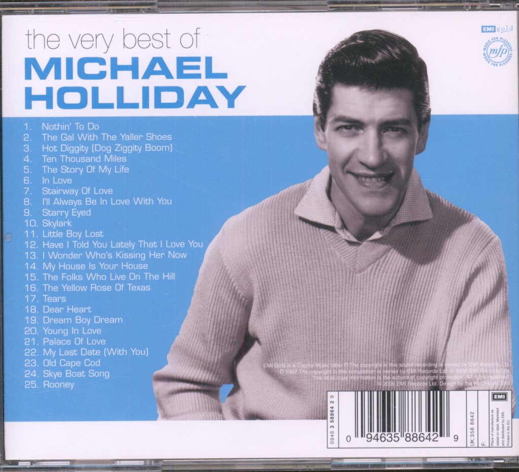 Michael Holliday - Very Best Of Michael Holliday - Cd – Vinyl Tap