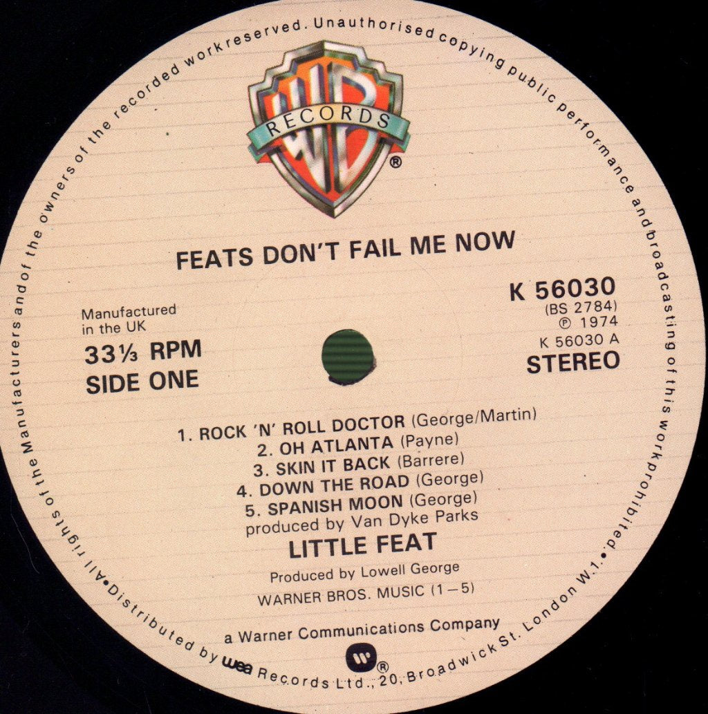 Little Feat - Feats Don't Fail Me Now - Lp – Vinyl Tap