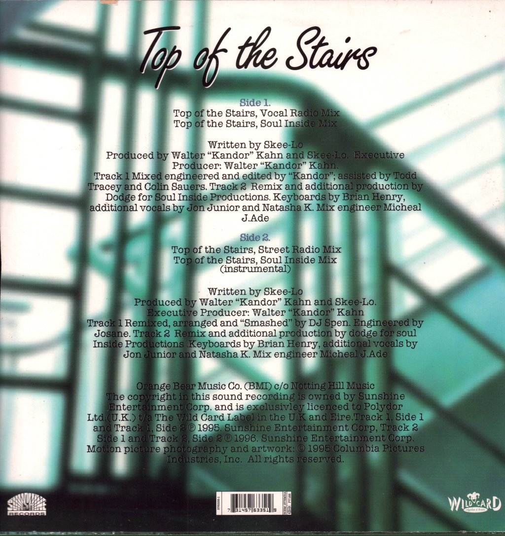 Skee-Lo - Top Of The Stairs - 12 Inch – Vinyl Tap