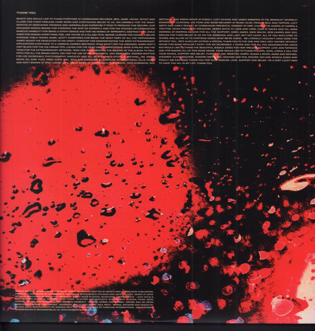 Bear's Den - Red Earth And Pouring Rain - Lp – Vinyl Tap