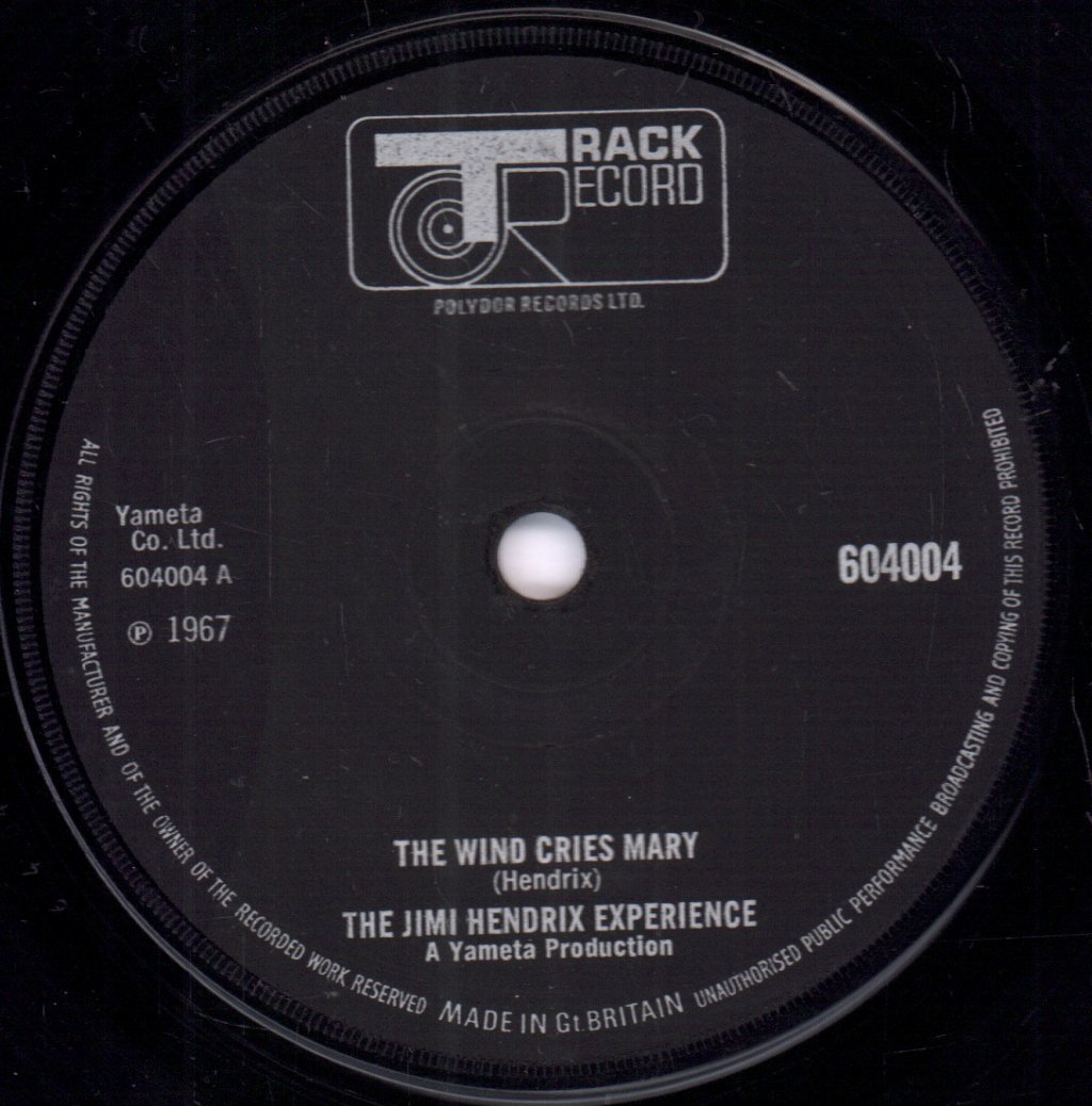 Jimi Hendrix Experience - Wind Cries Mary - 7 Inch – Vinyl Tap