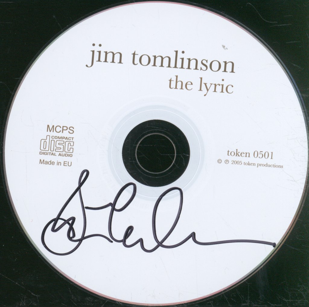 Jim Tomlinson - Lyric - Cd – Vinyl Tap