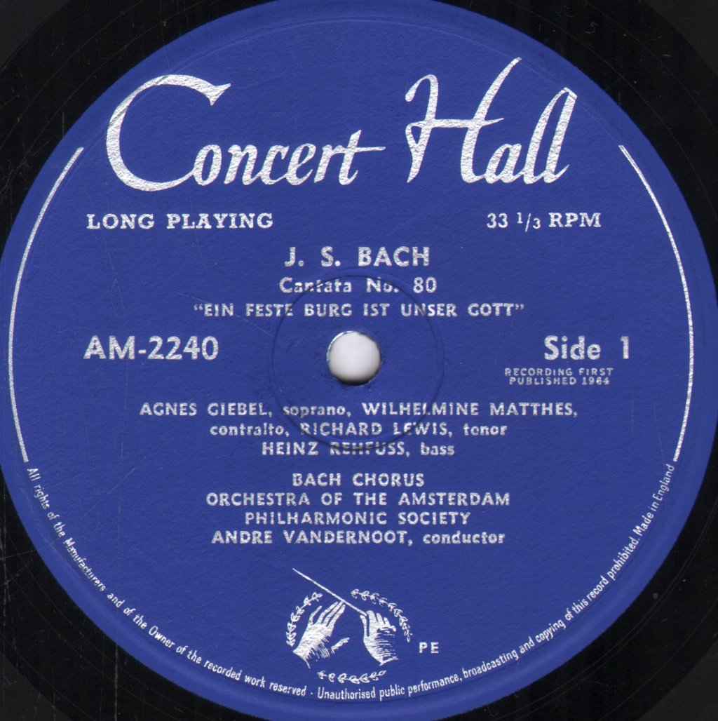 Agnes Giebel / Wilhelmine Matthes / Richard Lewis / Heinz Rehfuss / An ...