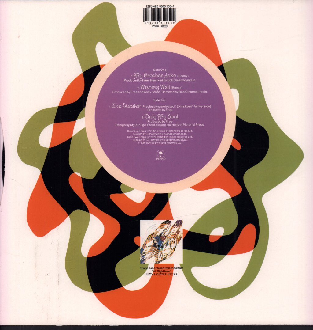 Free (Blues/Rock Group) - My Brother Jake - 12 Inch – Vinyl Tap