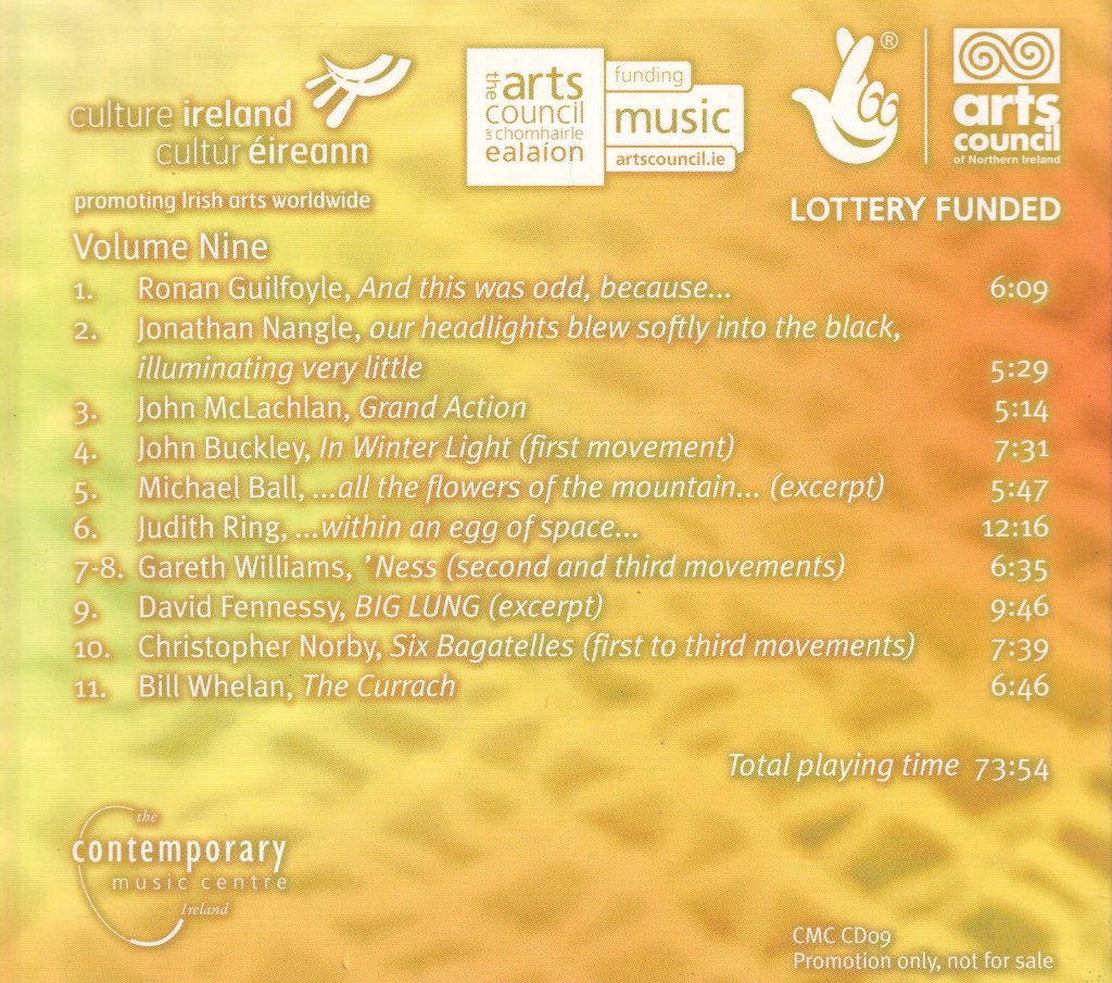 Various Artists - Contemporary Music From Ireland Volume 9 - Cd – Vinyl Tap