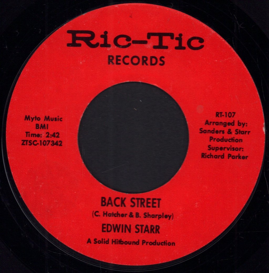 Edwin Starr - Back Street - 7 Inch – Vinyl Tap