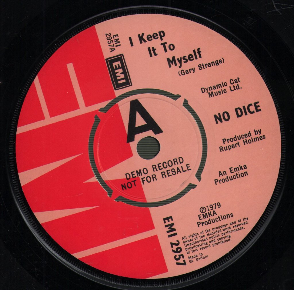 No Dice (Rock Group) - I Keep It To Myself - 7 Inch – Vinyl Tap