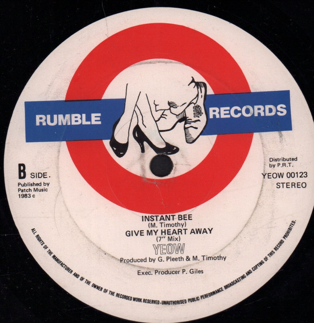 Yeow - Give My Heart Away - 12 Inch – Vinyl Tap